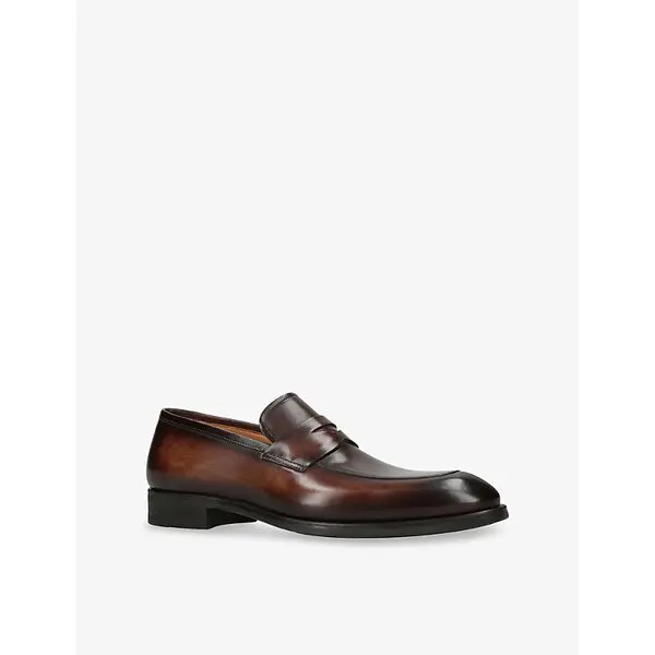 Magnanni Madison Leather Loafers - Tan