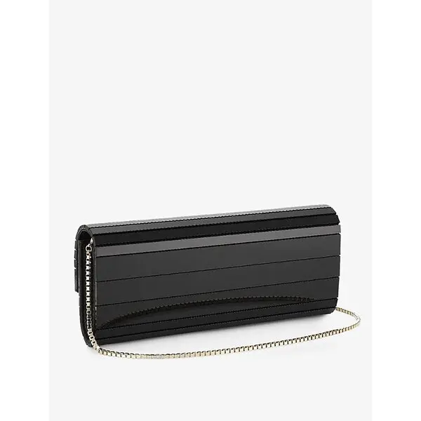 JIMMY CHOO Sweetie Shell Clutch - Black