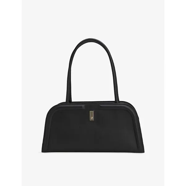 BOSS Ariell Leather Bowling Bag