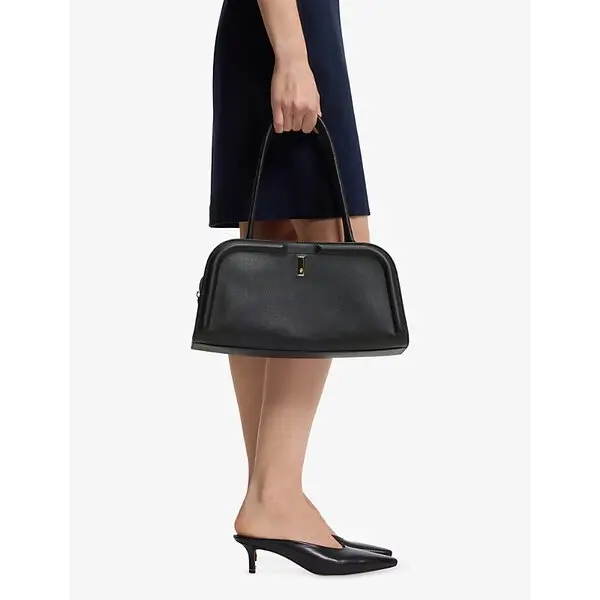 BOSS Ariell Leather Bowling Bag