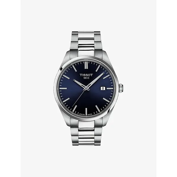 TISSOT Stainless Steel Quartz Watch - Blue