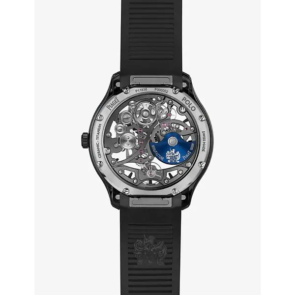 PIAGET Polo Skeleton Ceramic Automatic Watch 42mm