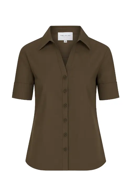 The Shirt By Rochelle Behrens Fitted Shirt