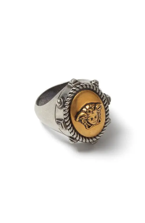 Versace Tivoli Ring - Palladium 82-gold