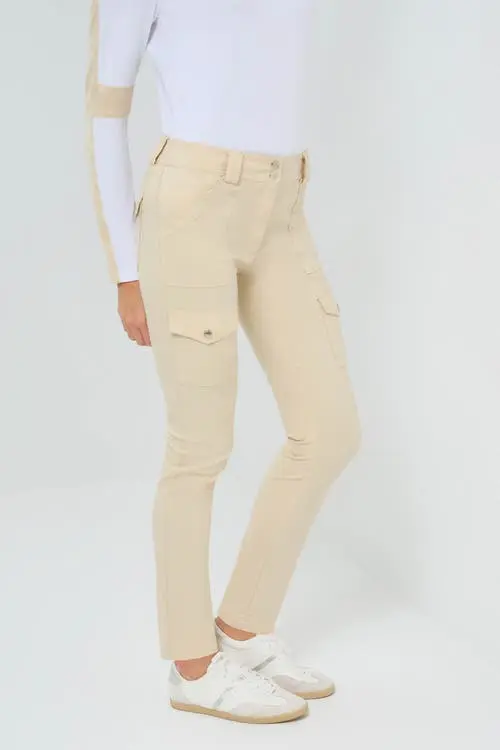 Anatomie Kate Saira Cargo Pant - Wheat