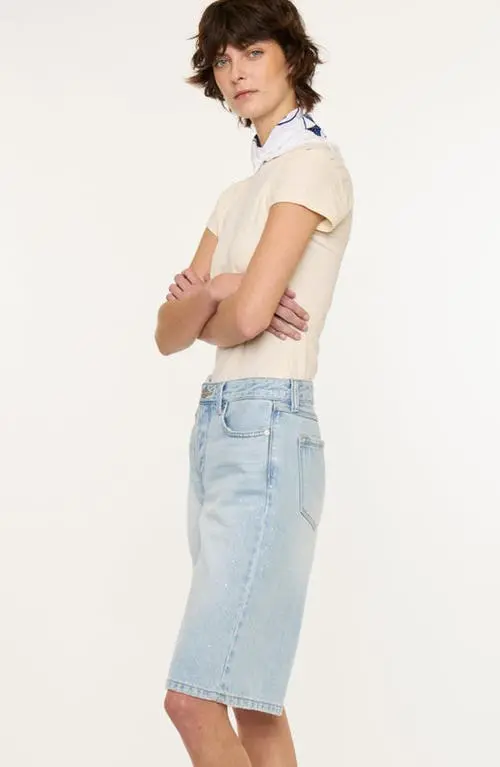KANCAN Low Slung Baggy Denim Jort