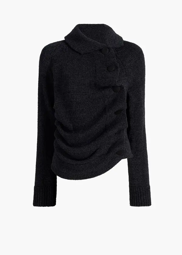 Khaite Lorrai Cardigan - Black