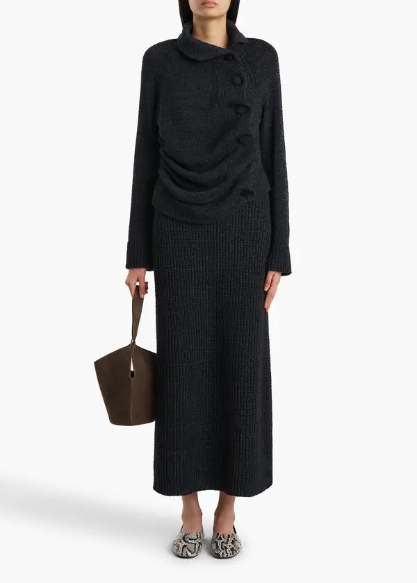 Khaite Lorrai Cardigan - Black