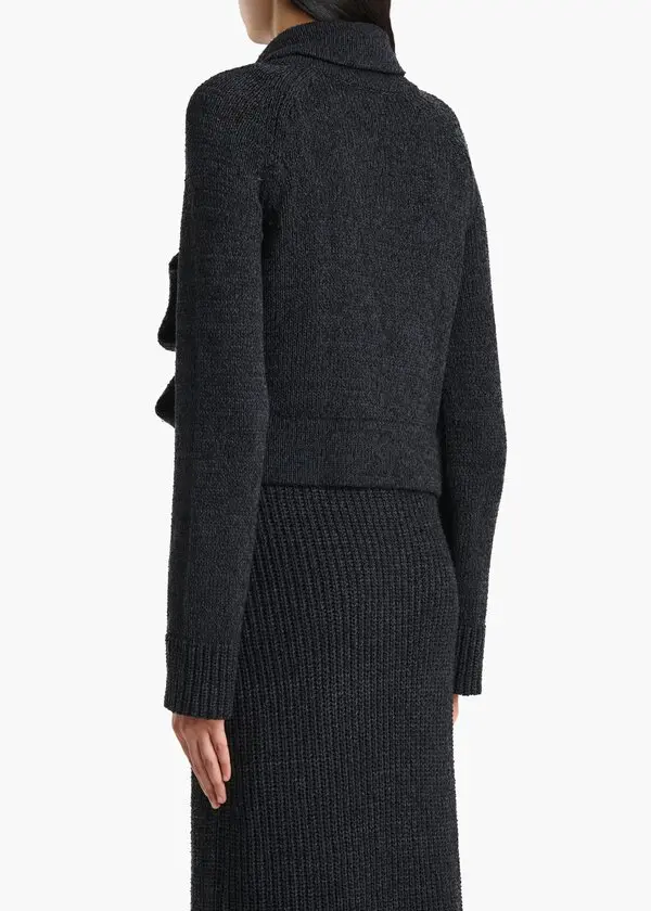 Khaite Lorrai Cardigan - Black