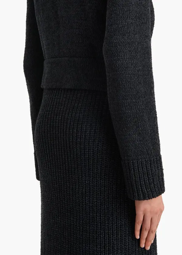 Khaite Lorrai Cardigan - Black