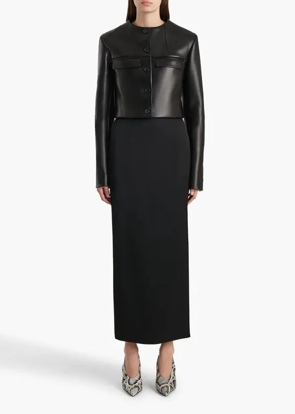 Khaite Pencil Skirt - Black