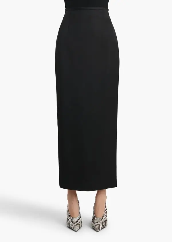 Khaite Pencil Skirt - Black