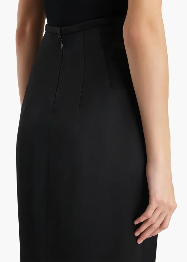 Khaite Pencil Skirt - Black