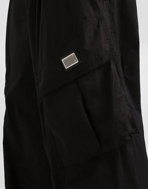 Dolce & Gabbana Wide Leg Poplin Trousers