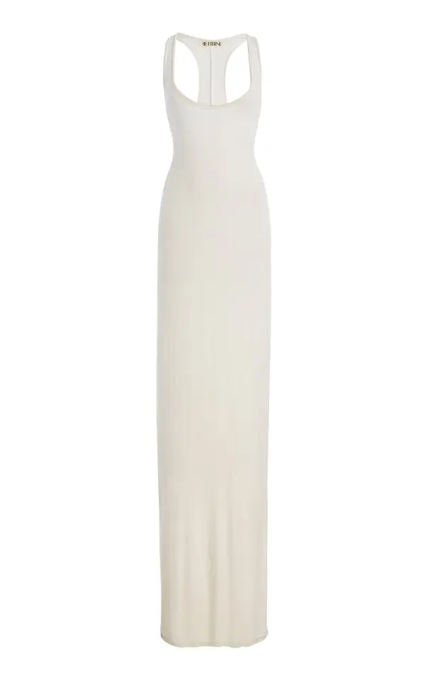 Eterne Hedi Modal-jersey Maxi Dress - Ivory