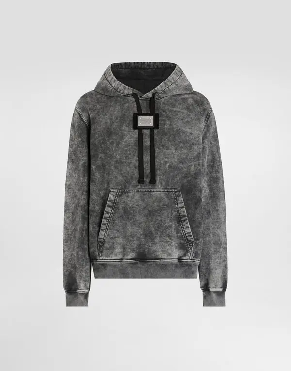 Dolce & Gabbana Jersey Hoodie - Black