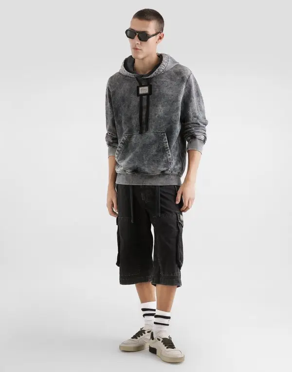 Dolce & Gabbana Jersey Hoodie - Black
