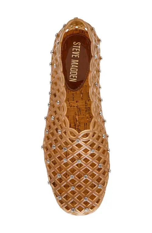 Steve Madden Grove Rhinestone Jelly Flat