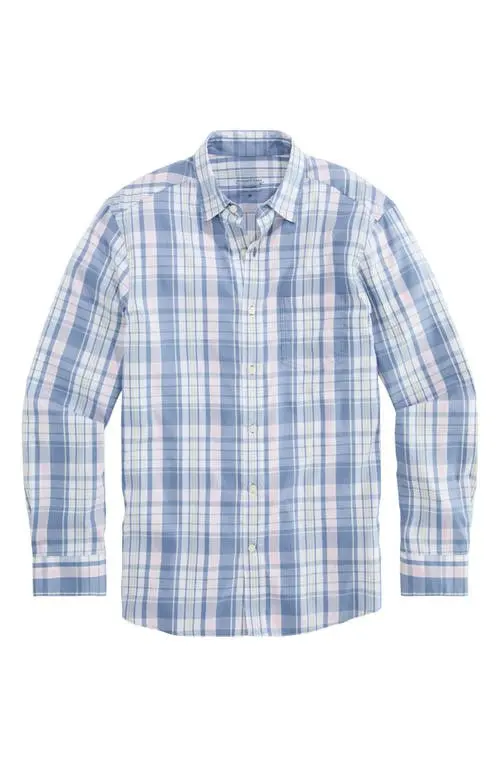 Vineyard Vines Beachcomber Plaid Performance Button-up Shirt - Summer Evening