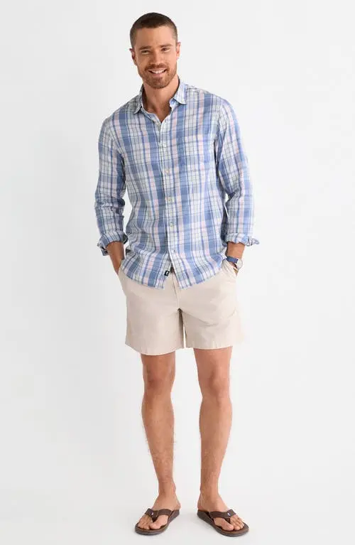 Vineyard Vines Beachcomber Plaid Performance Button-up Shirt - Summer Evening