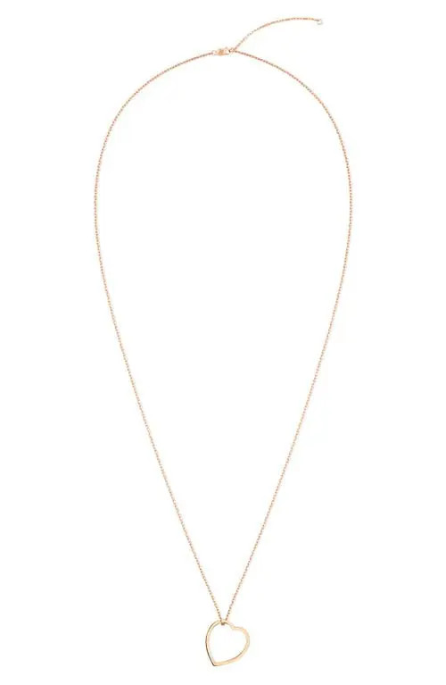 REPOSSI Antifer Heart Pendant Necklace - Rose Gold