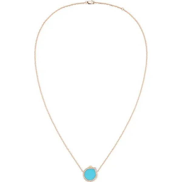 REPOSSI Antifer Diamond & Pendant Necklace - Turquoise