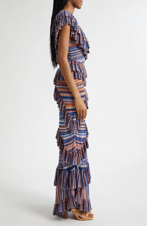 Ulla Johnson Raina Ruffle Lace Maxi Dress