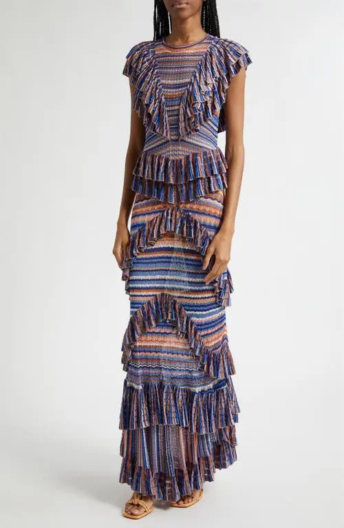 Ulla Johnson Raina Ruffle Lace Maxi Dress
