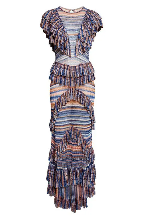 Ulla Johnson Raina Ruffle Lace Maxi Dress