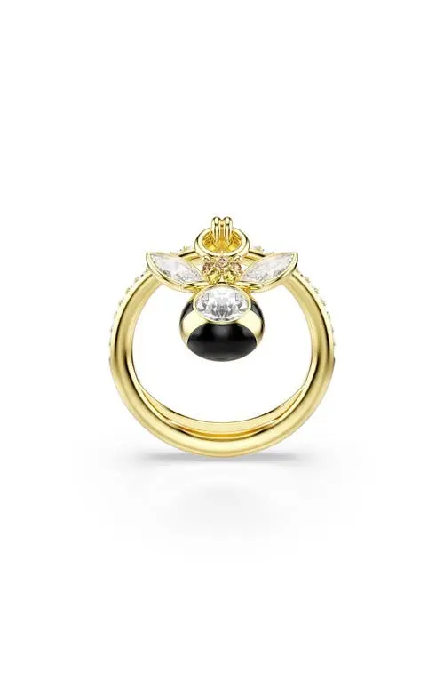 SWAROVSKI Idyllia Crystal Bee Charm Ring