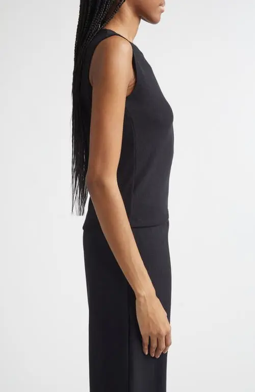LESET Lauren Short Sleeve Crewneck Tank