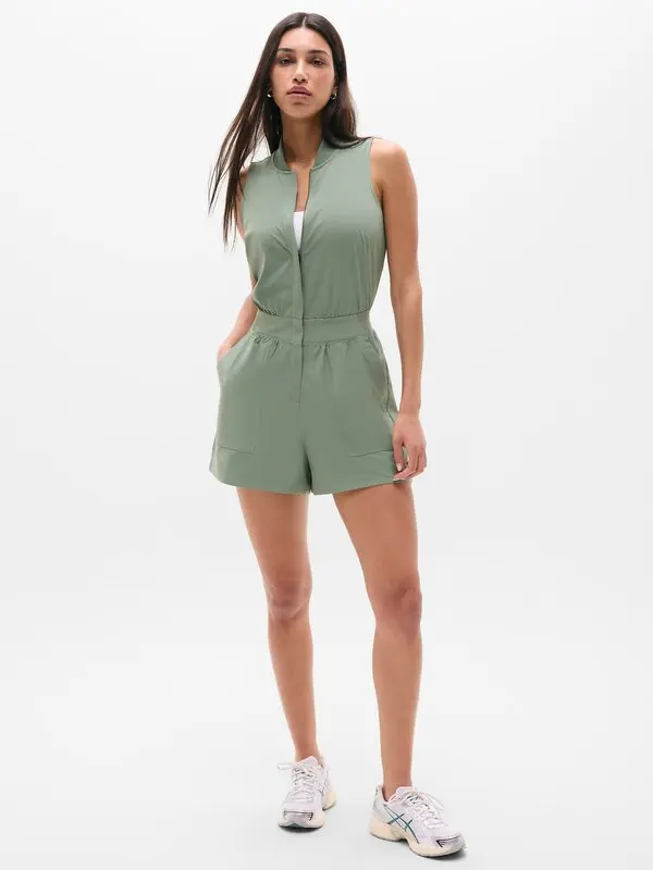 Athleta Brooklyn Utility Romper - Cacti
