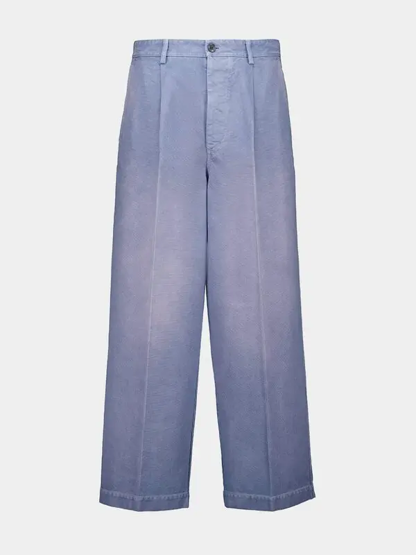 Marni Pleated Wide-leg Trousers