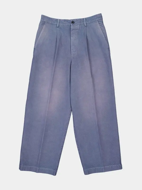 Marni Pleated Wide-leg Trousers