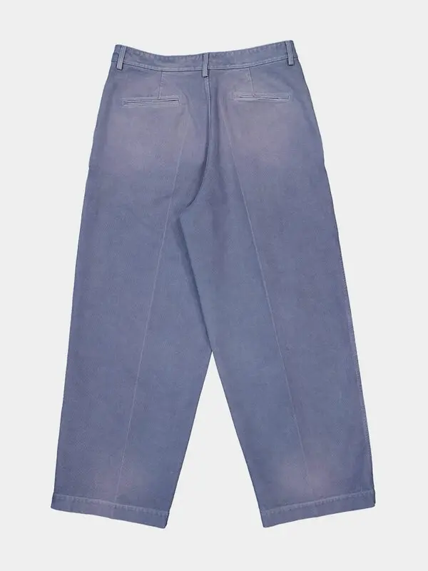 Marni Pleated Wide-leg Trousers