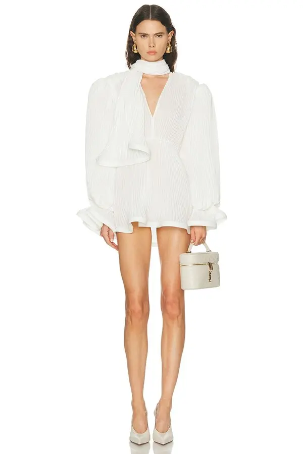 ROWEN ROSE Mini Dress - White