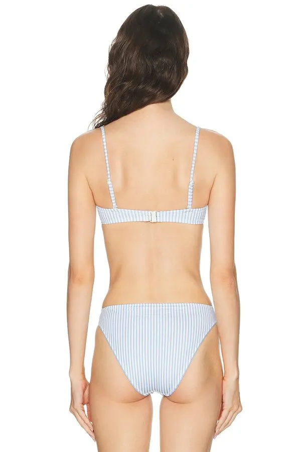 Solid & Striped The Juliette Bikini Top - Blue Lagoon