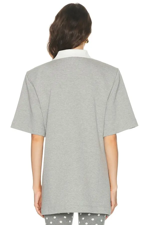 ROWEN ROSE Oversized Polo Top