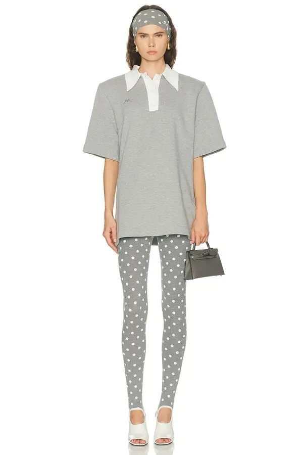 ROWEN ROSE Oversized Polo Top