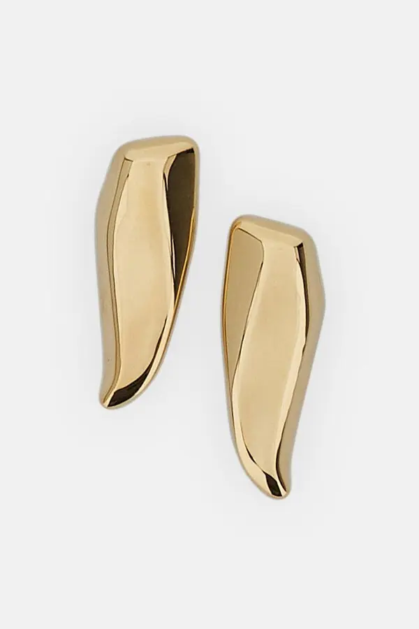 Bottega Veneta Prisma Earrings - Gold
