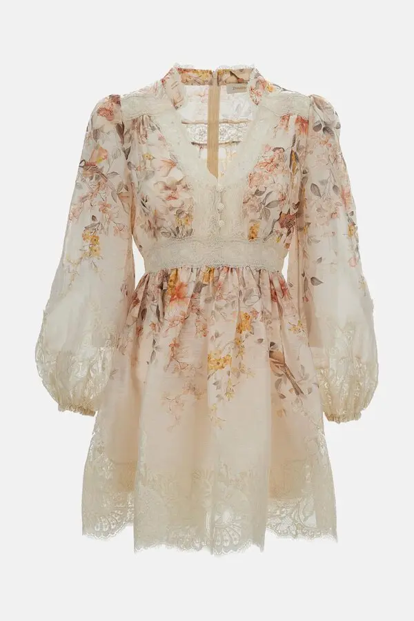 Zimmermann Luna Lace Lantern Dress