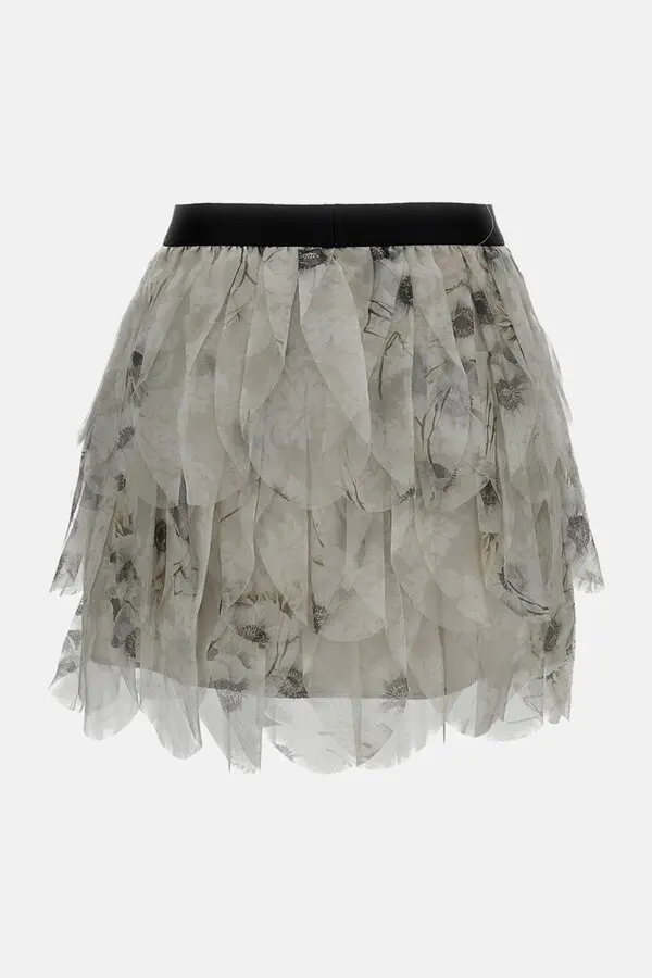 Max Mara Talc Mini Skirt - Grigio
