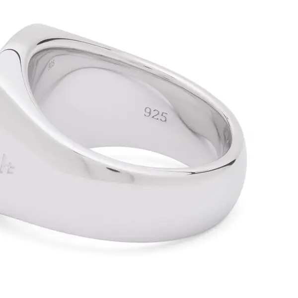 Tom Wood Cushion Ring Satin - Silver