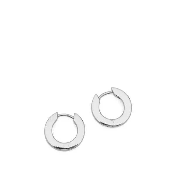 Tom Wood Beck Hoops Earrings - Silver