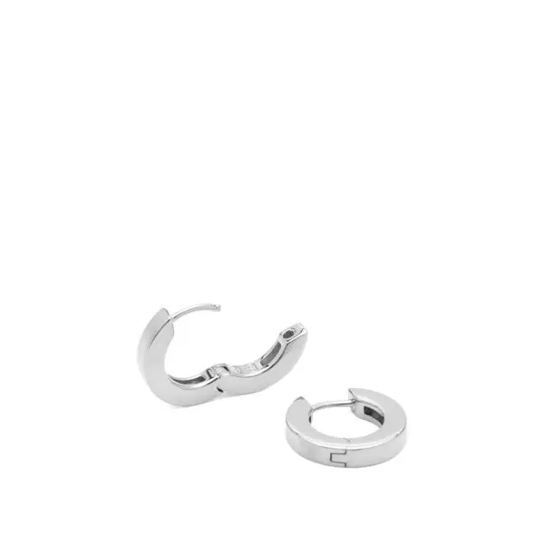 Tom Wood Beck Hoops Earrings - Silver