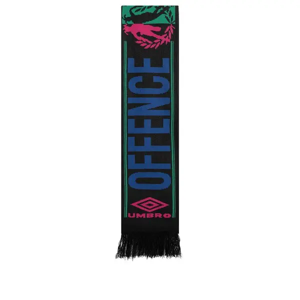UMBRO BY SLAM JAM Acid Security Scarf - Black/blue/hot Pink