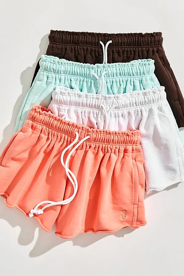 Free People Flutter Shorts - Just Peachy
