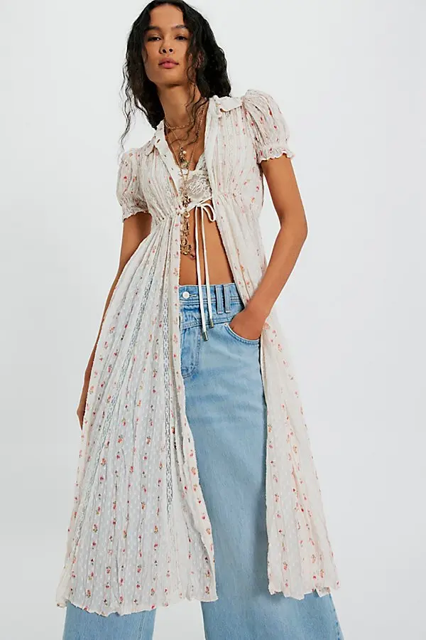 Free People Western Skies Midi Dress