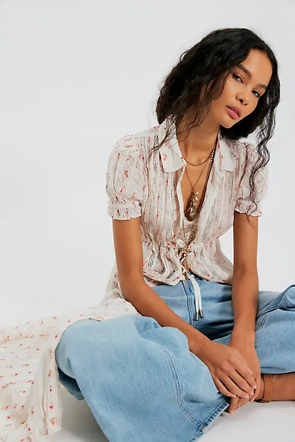 Free People Western Skies Midi Dress