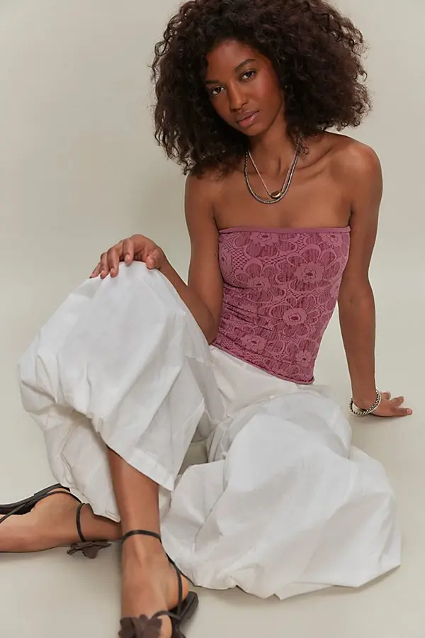Free People Intimately Favorite Find Tube Top - Sangria